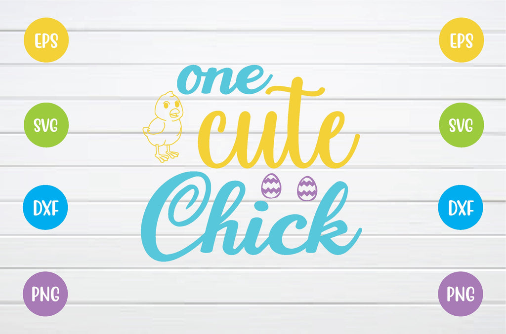 one cute chick svg - So Fontsy