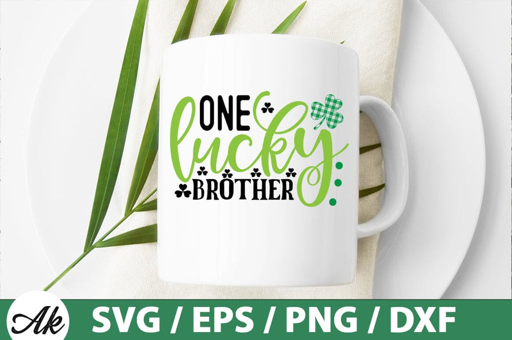 One lucky brother SVG - So Fontsy