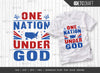 One Nation Under God SVG Cut File | Memorial Day Svg | Independence Day ...