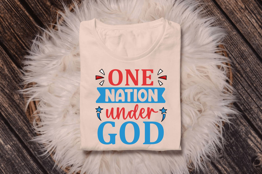 One nation under god SVG - So Fontsy