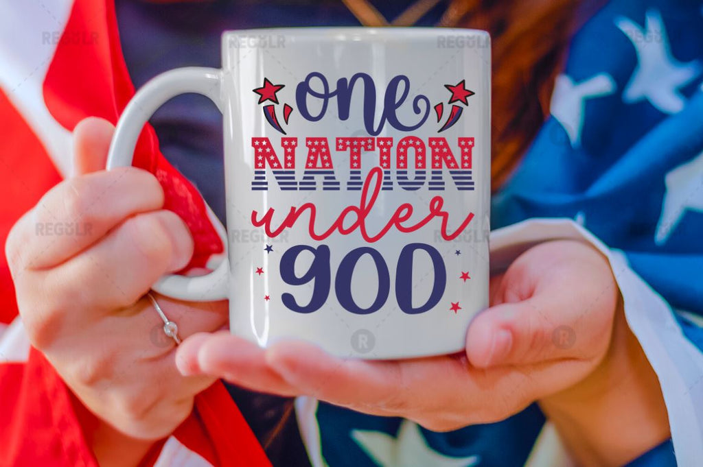 One nation under god SVG - So Fontsy