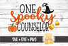 One Spooky Counselor - Halloween SVG PNG DXF Cut Files - So Fontsy