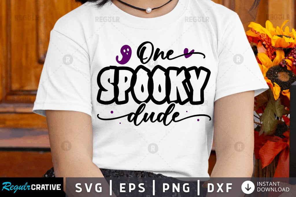 One spooky dude SVG - So Fontsy