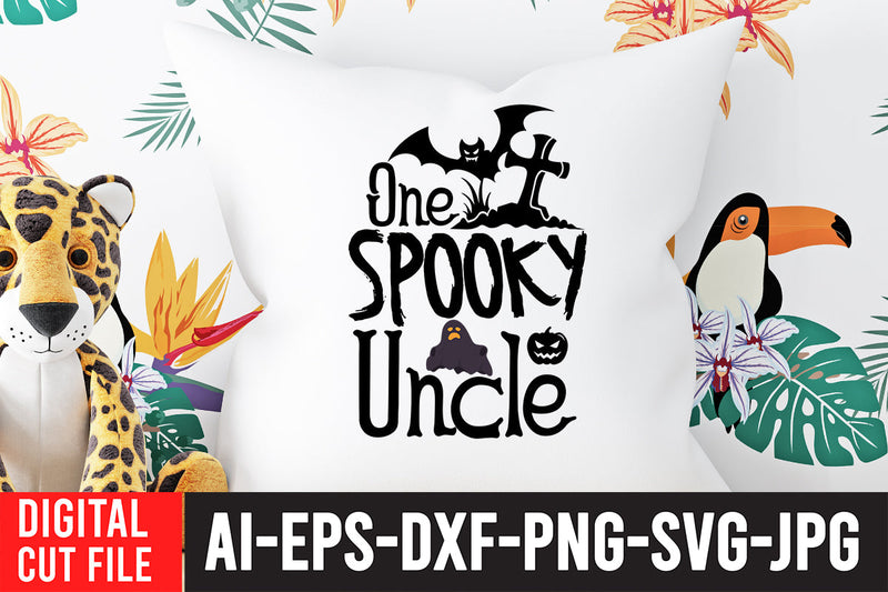 One SPooky Uncle SVG Cut File - So Fontsy