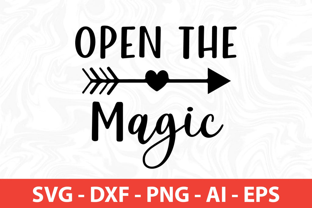 Open The Magic svg - So Fontsy