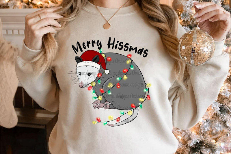 Opposum Christmas Sublimation - So Fontsy