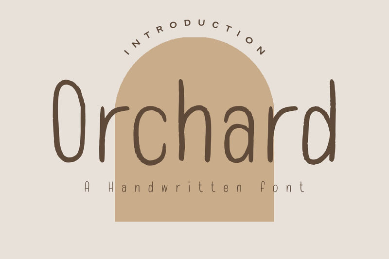 Orchard - Handwritten Font - So Fontsy