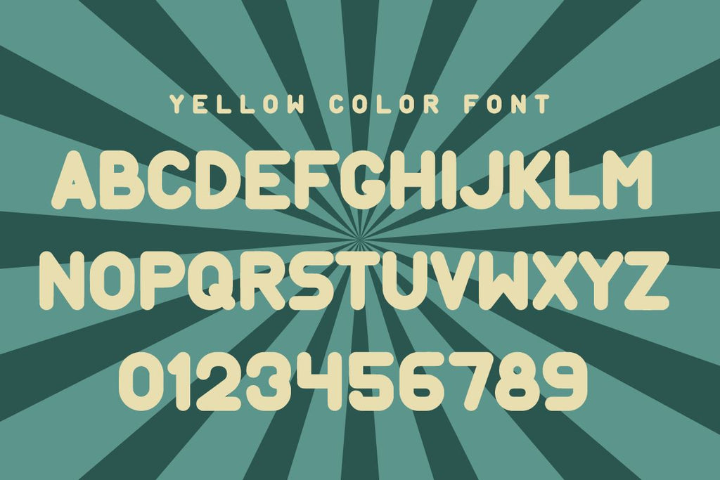 Orter - Retro Color Font - So Fontsy