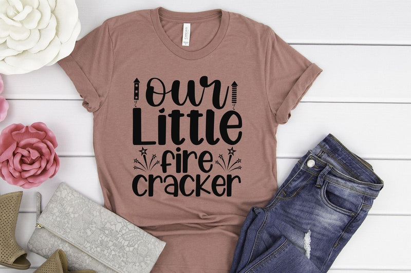 Our Little Firecracker, Patriotic Quotes SVG - So Fontsy