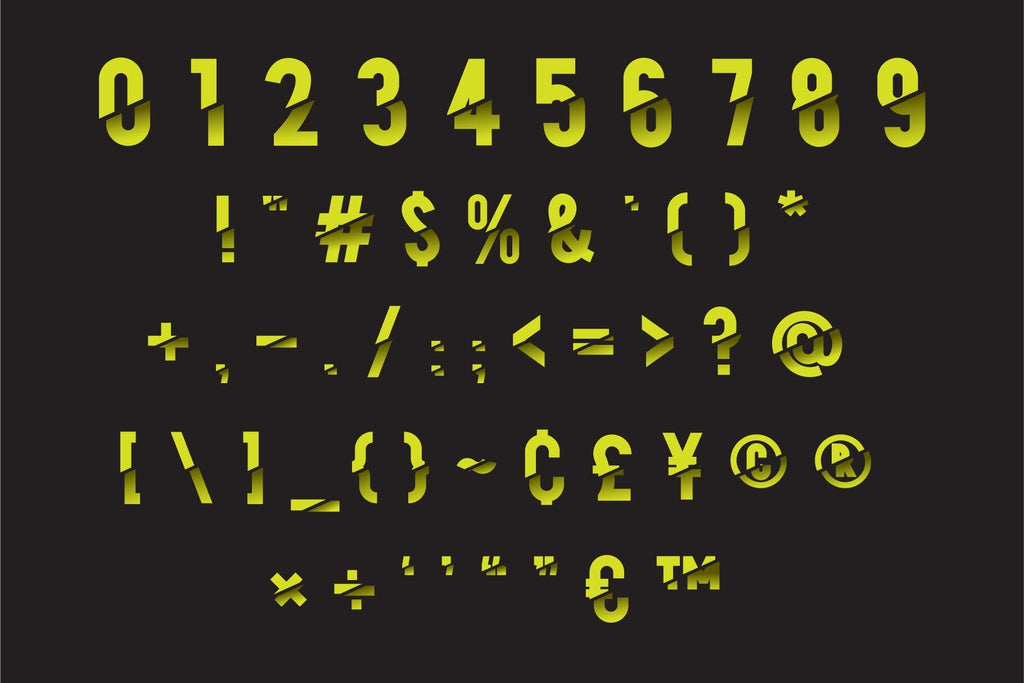 Over Speed Color Font - So Fontsy