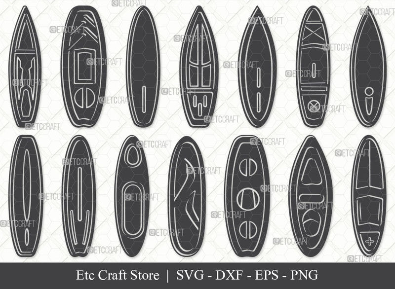 Paddle Board SVG, Kayak Silhouette, Kayak Svg, Beach Svg, Kayak Paddle ...