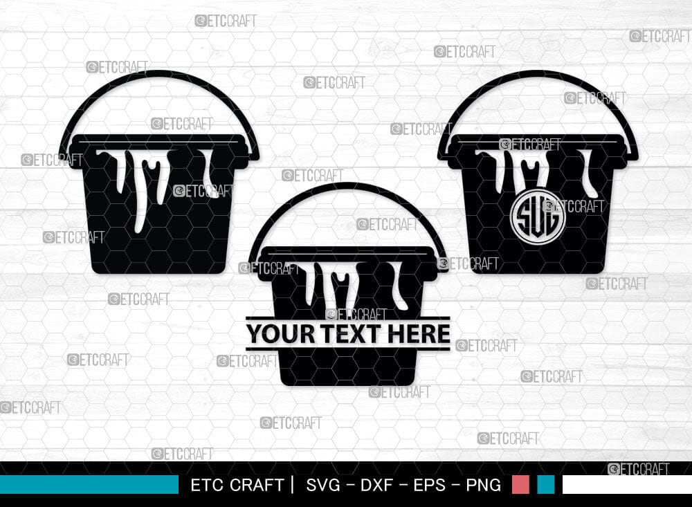 Paint Icons Set Monogram, Paint Icons Silhouette, Paint Icons Svg ...