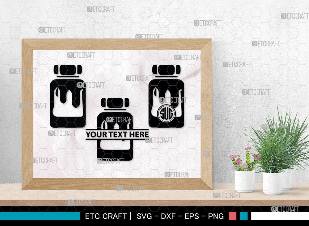 Paint Icons Set Monogram, Paint Icons Silhouette, Paint Icons Svg ...