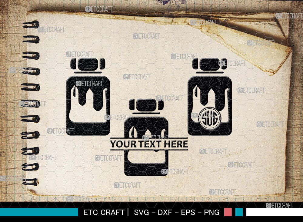 Paint Icons Set Monogram, Paint Icons Silhouette, Paint Icons Svg ...