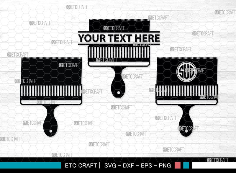 Paint Icons Set Monogram, Paint Icons Silhouette, Paint Icons Svg ...