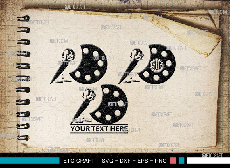 Paint Icons Set Monogram, Paint Icons Silhouette, Paint Icons Svg ...