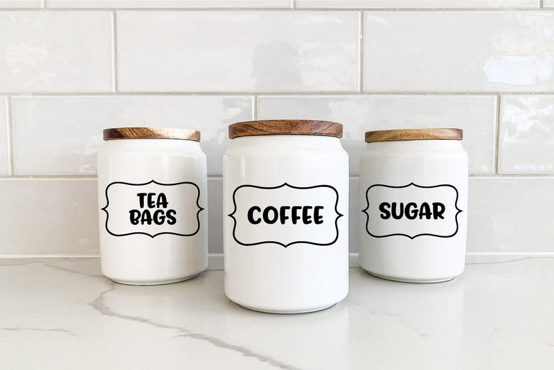 Pantry Labels Bundle - 48 SVG Labels - So Fontsy