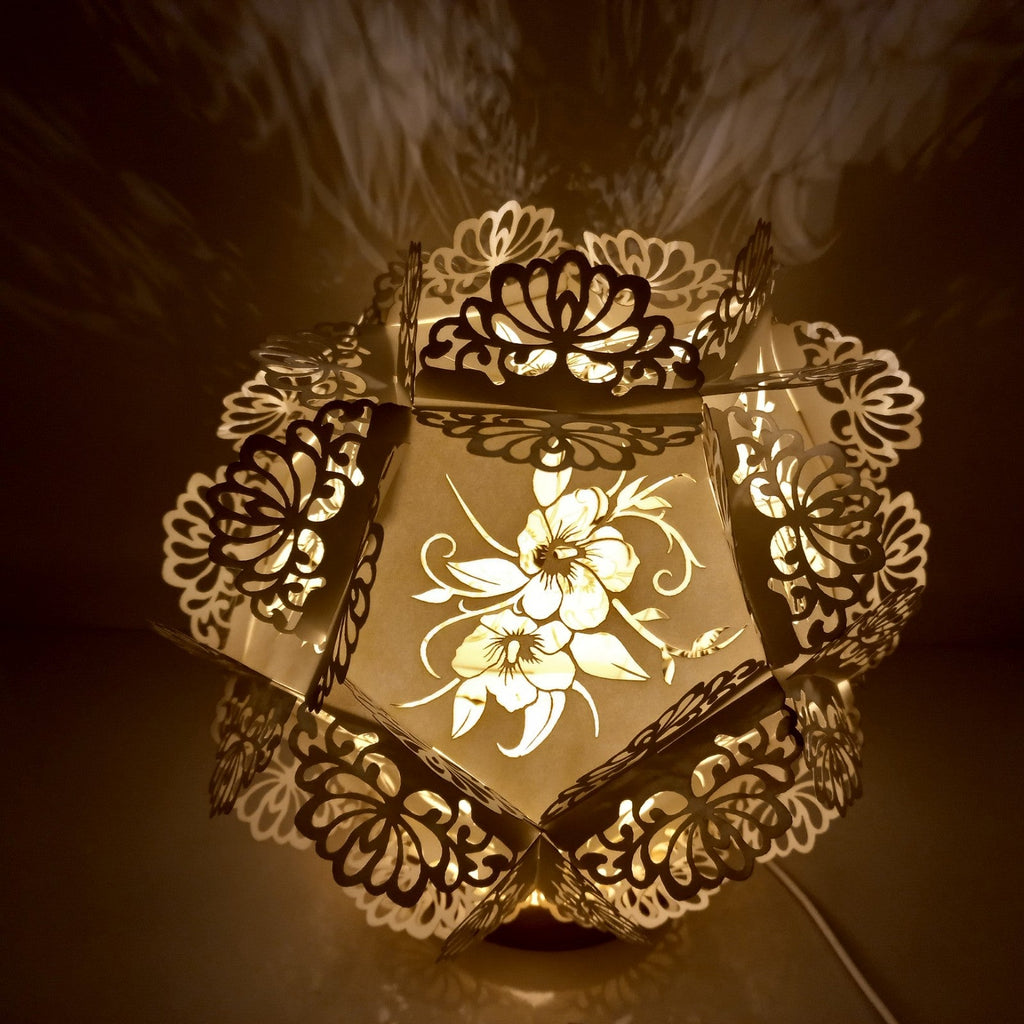 Paper lantern template | paper lantern SVG | Paper Soul Craft - So Fontsy