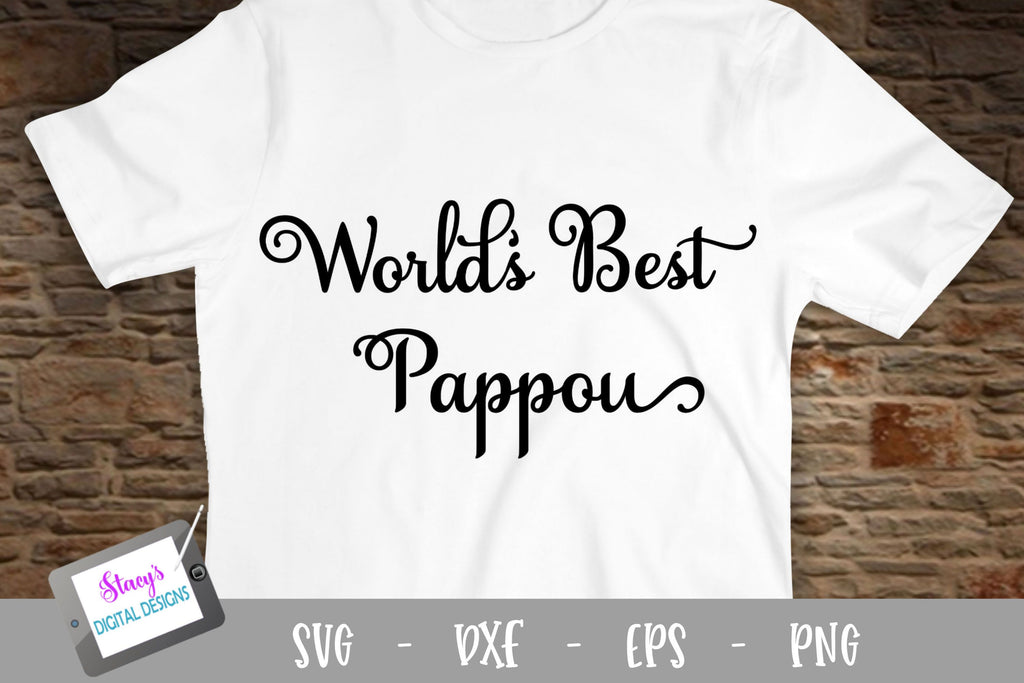 Pappou SVG - World's Best Pappou SVG file, Greek SVG - So Fontsy
