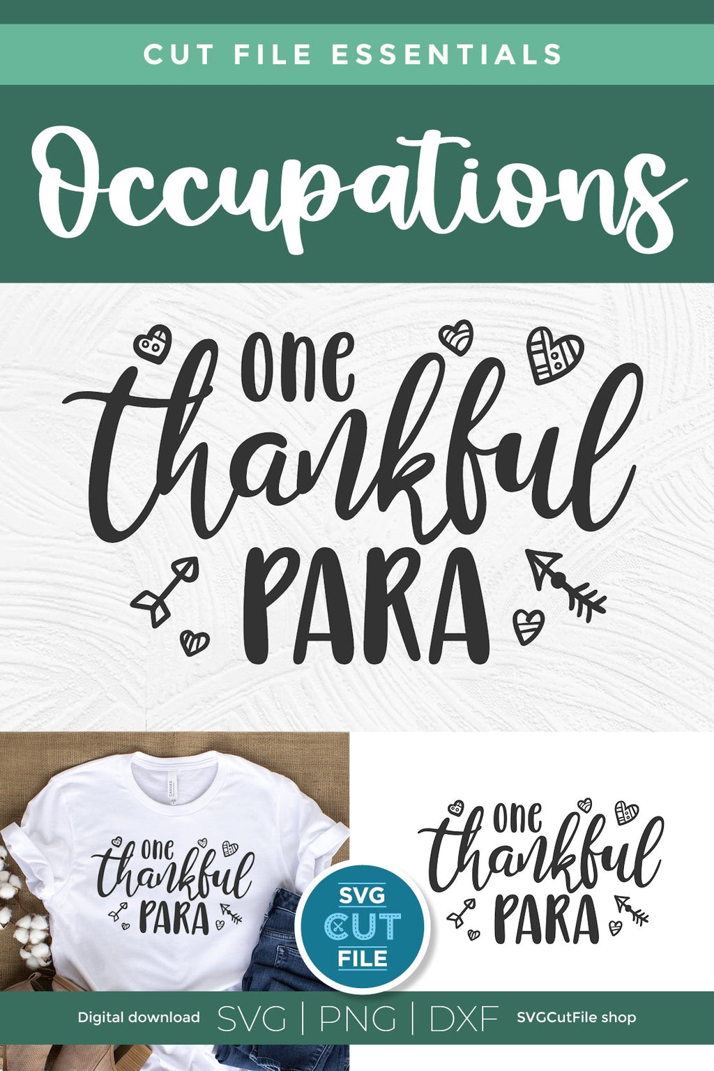 Paraprofessional svg, para svg, one thankful para, teachers aid, Para ...