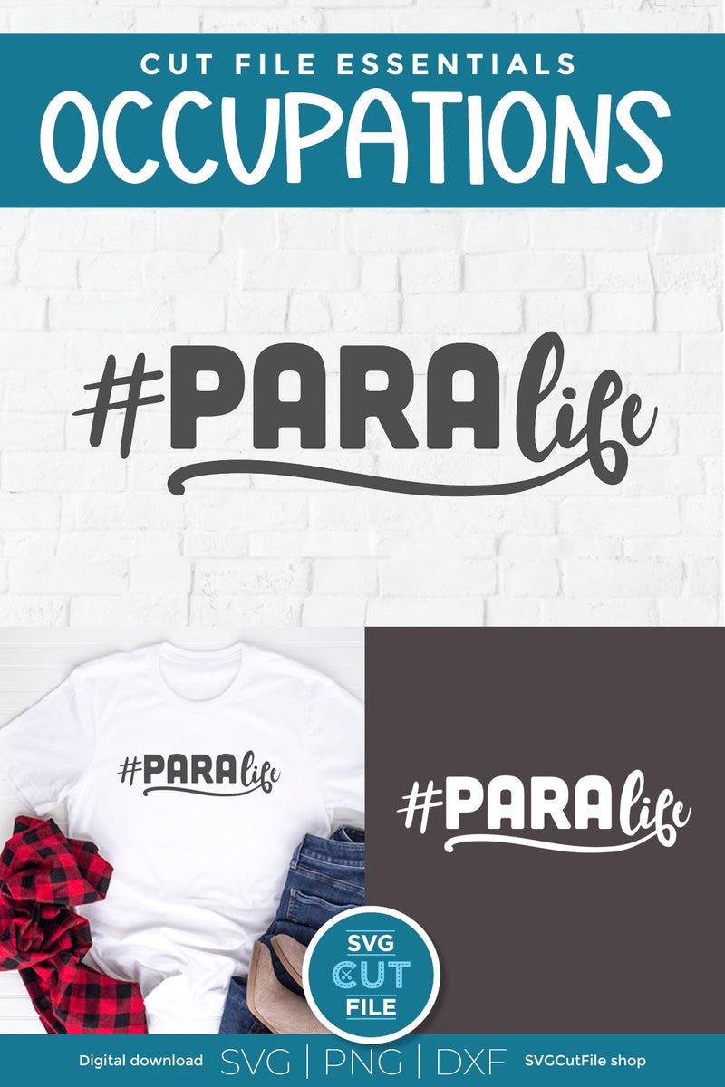 Paraprofessional svg, para svg, para life svg - So Fontsy