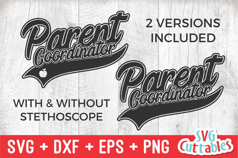 Parent Coordinator svg - Cut File - School Swoosh - svg - dxf - eps ...