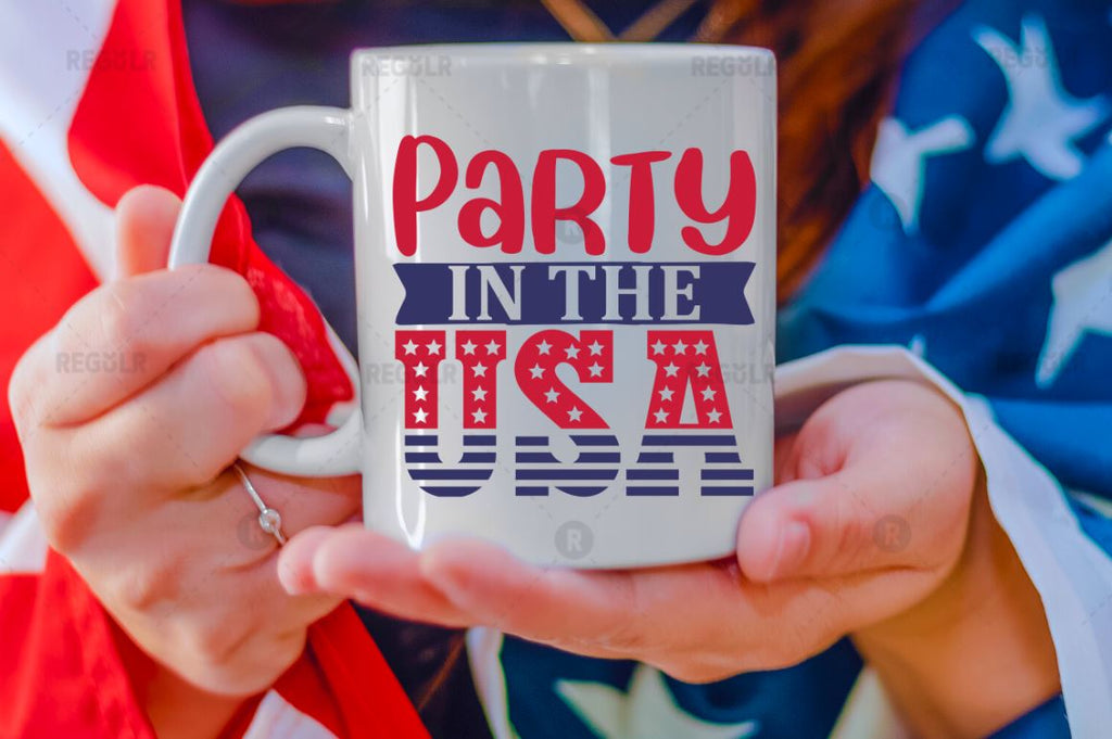 Party in the usa SVG - So Fontsy