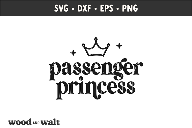 Passenger Princess SVG | Motel Keychain PNG | Funny Key Ring Design ...