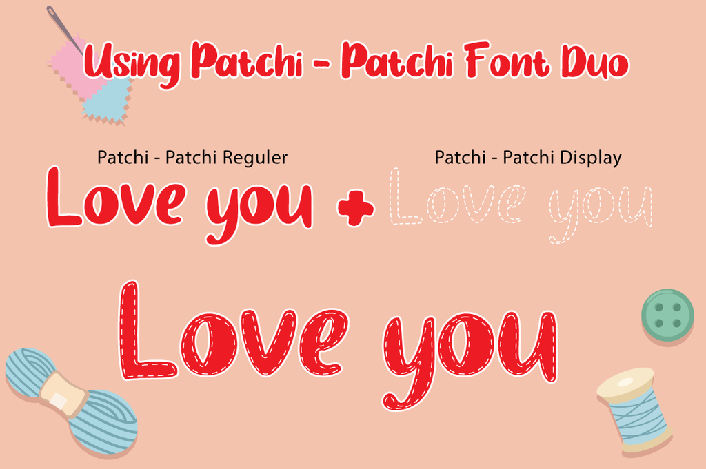Patchi Patchi - Display Font - So Fontsy