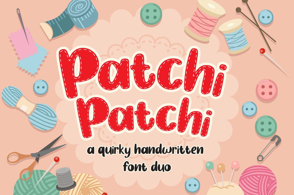 Patchi Patchi - Display Font - So Fontsy