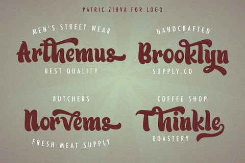 Patric Zihva - Retro Bold Script Font - So Fontsy