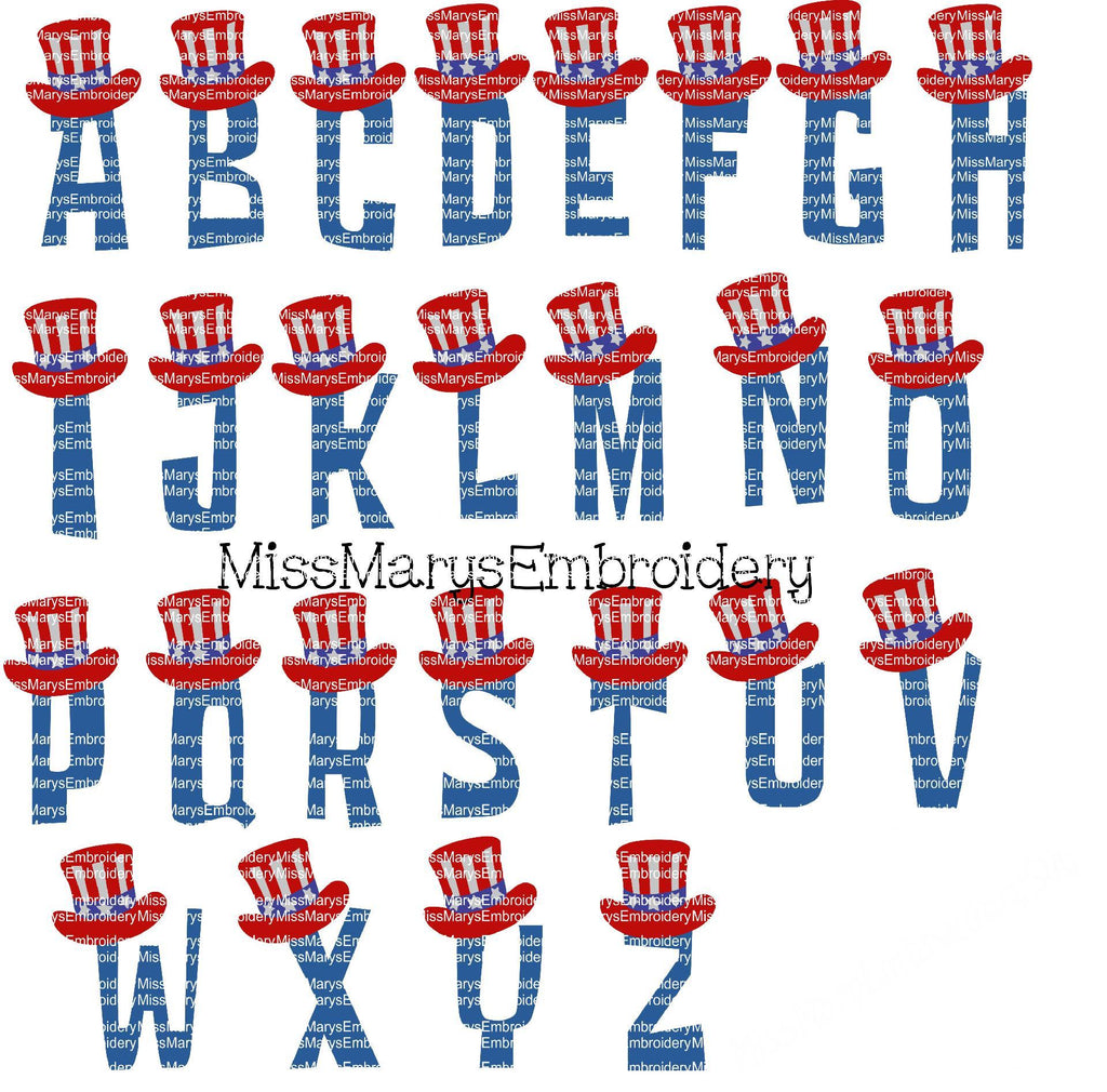 Patriotic Letters - So Fontsy