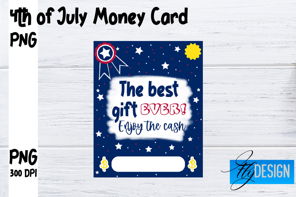 Patriotic Money Card PNG Design | 4th of July Money Holder | USA PNG ...