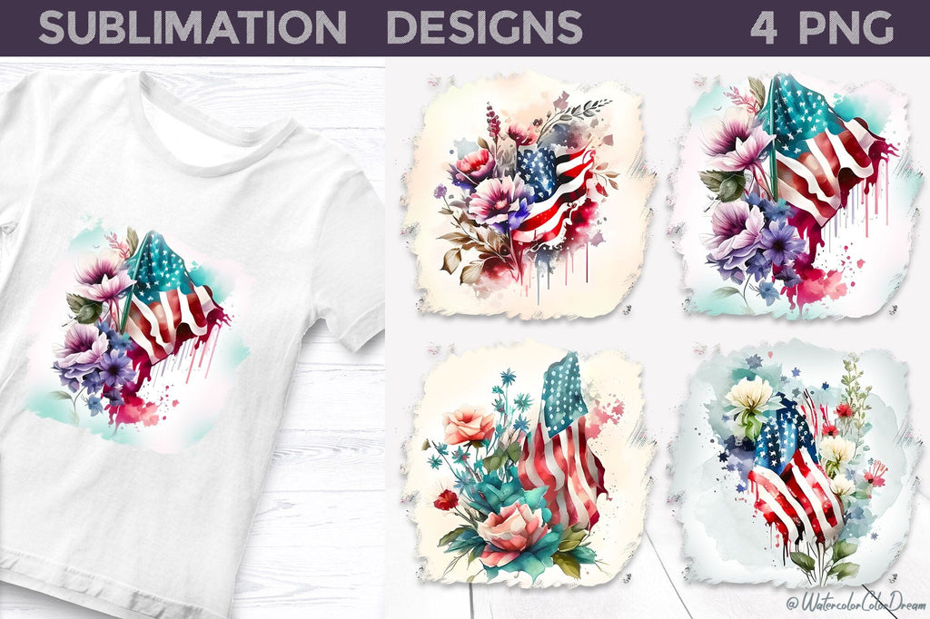 Patriotic Sublimation Designs - So Fontsy