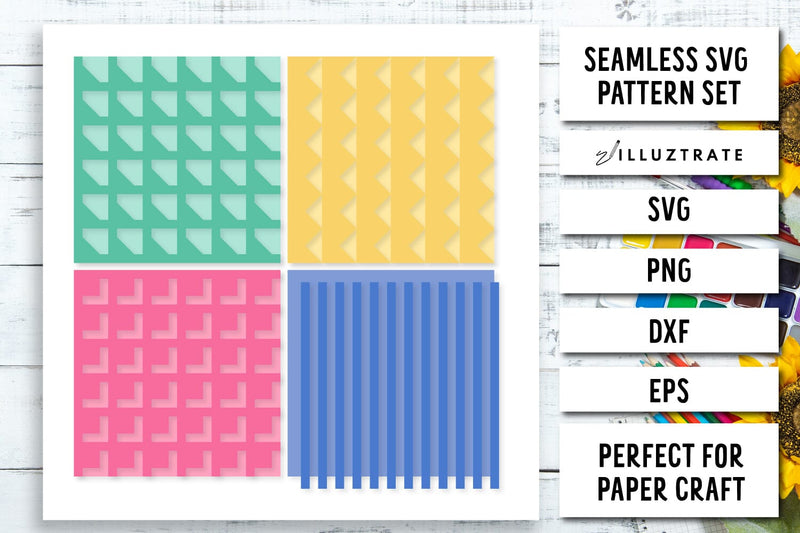 Pattern SVG Cutting File | Seamless Pattern SVG File - So Fontsy