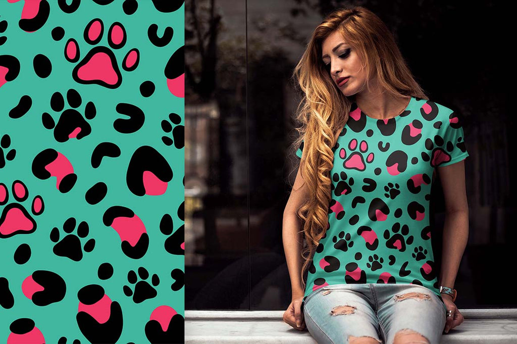 Paw Leopard Print SVG | Paw dog SVG | Leopard pattern SVG - So Fontsy