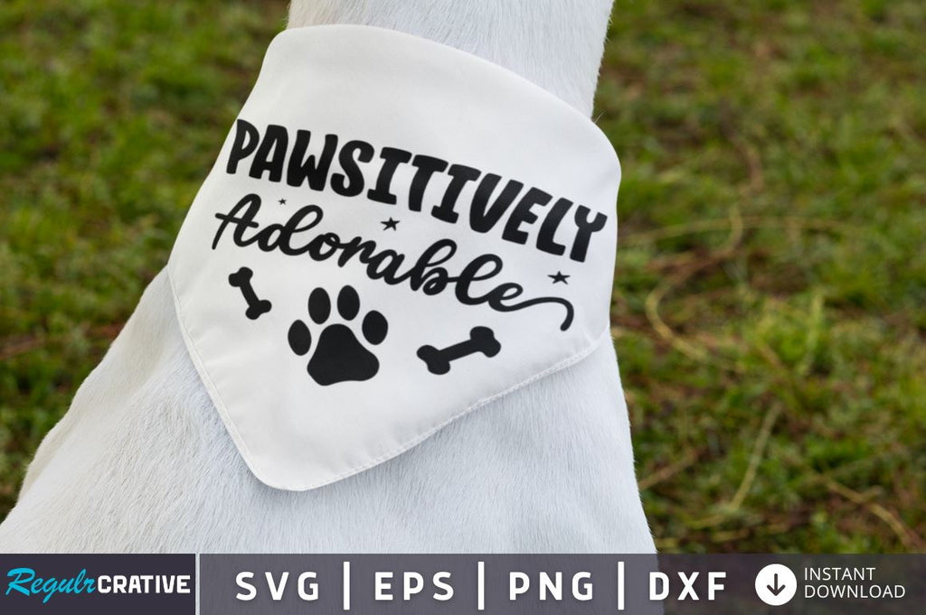 Pawsitively adorable SVG - So Fontsy