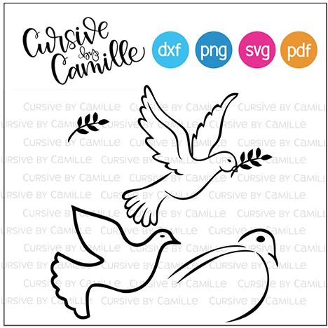 Peace Dove Cut File - So Fontsy