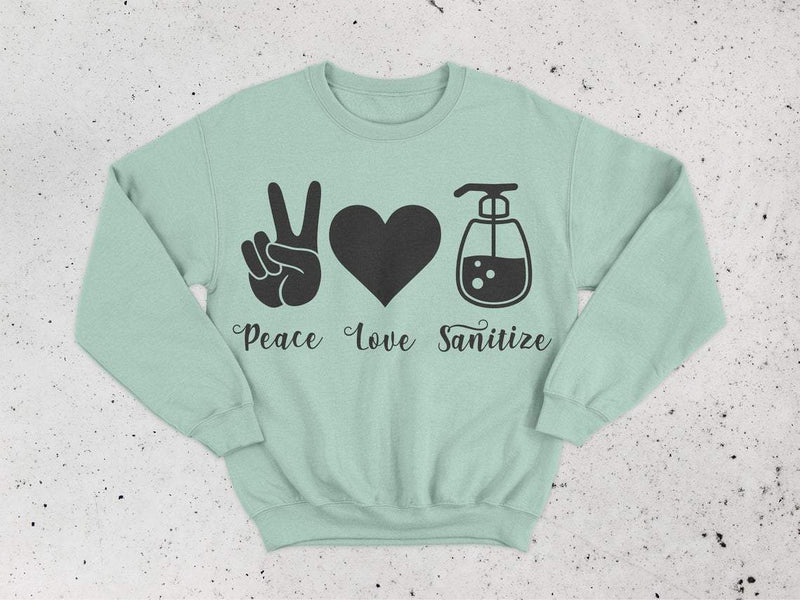 Peace Love Sanitize svg, Quarantine svg, stay home, Bathroom svg, Nurse ...