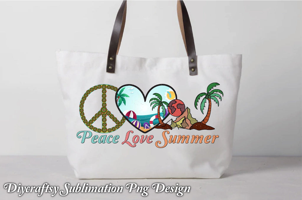 Peace Love Summer Sublimation - So Fontsy