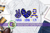 Peace Love T21 SVG DXF EPS PNG-Down Syndrome SVG - So Fontsy