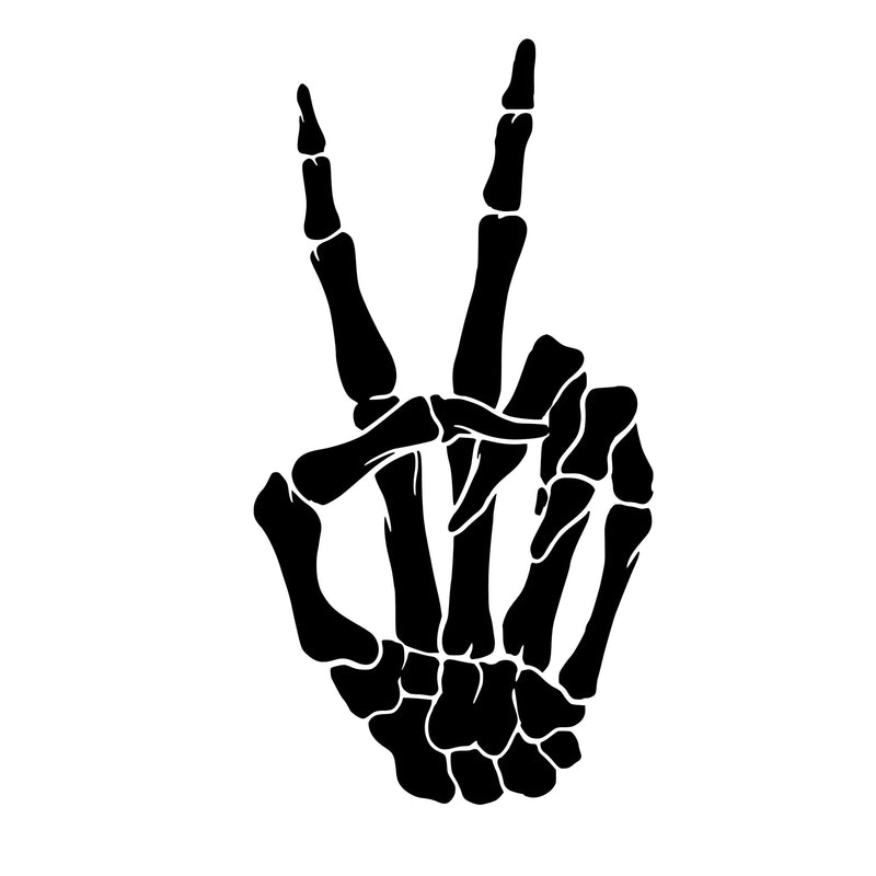 Peace Skeleton hand Svg instant digital Download, Cricut svg, Clip art ...