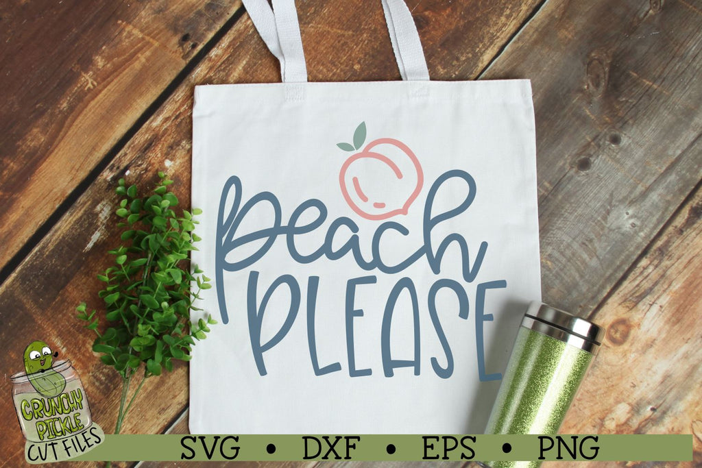 Peach Please SVG Cut File - So Fontsy