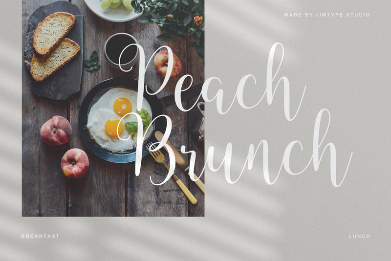 Peach Fruity - Business Script Font - Jimtype Studio - So Fontsy