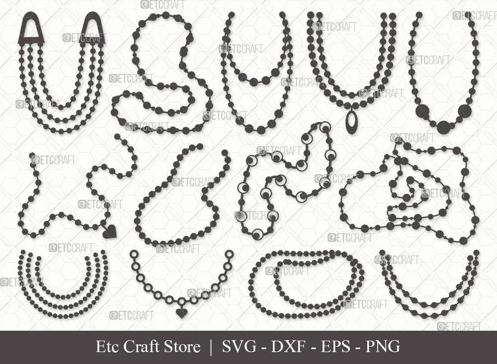 Pearls SVG Cut File | Baby Pearls Svg | Necklace Svg | Pearl Necklace ...