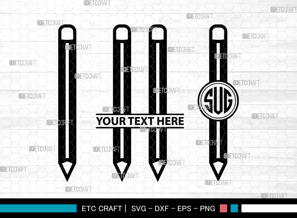 Pencil Icons Monogram, Pencil Svg, Draw Svg, Pencils, Writing Tool, Pe ...