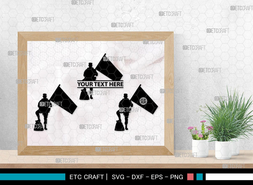 People With Flags Monogram, People With Flags Silhouette, People With ...
