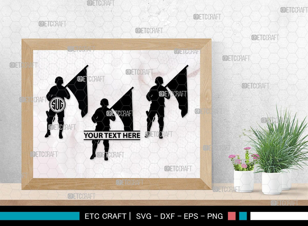 People With Flags Monogram, People With Flags Silhouette, People With ...