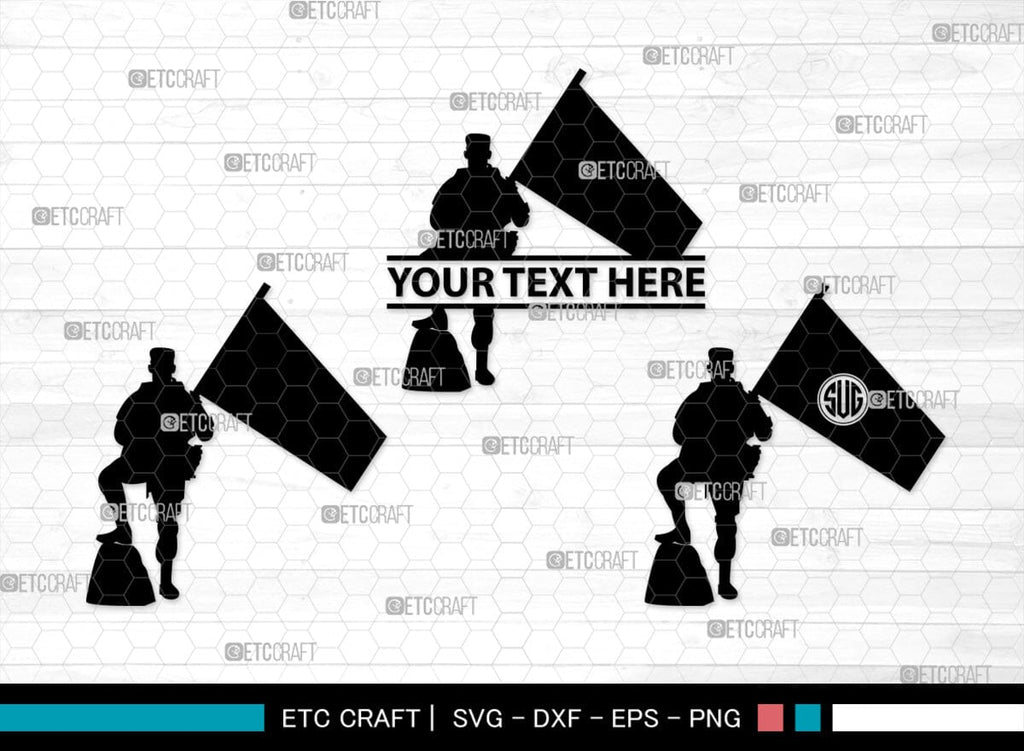 People With Flags Monogram, People With Flags Silhouette, People With ...