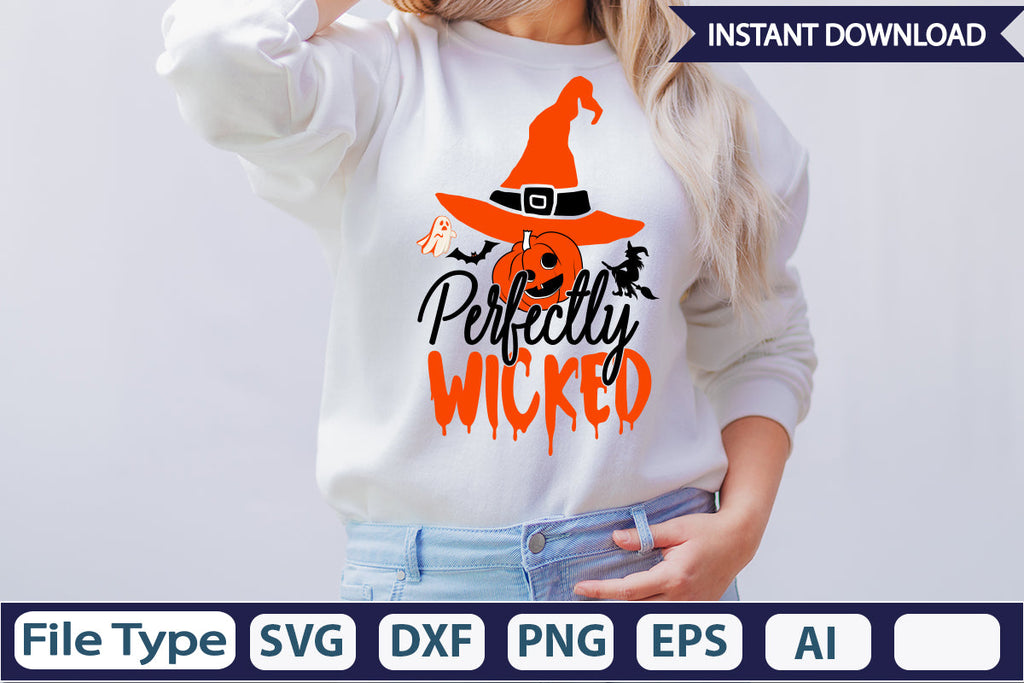Perfectly Wicked SVG Cut File SVGs,Quotes and Sayings,Food & Drink,On ...